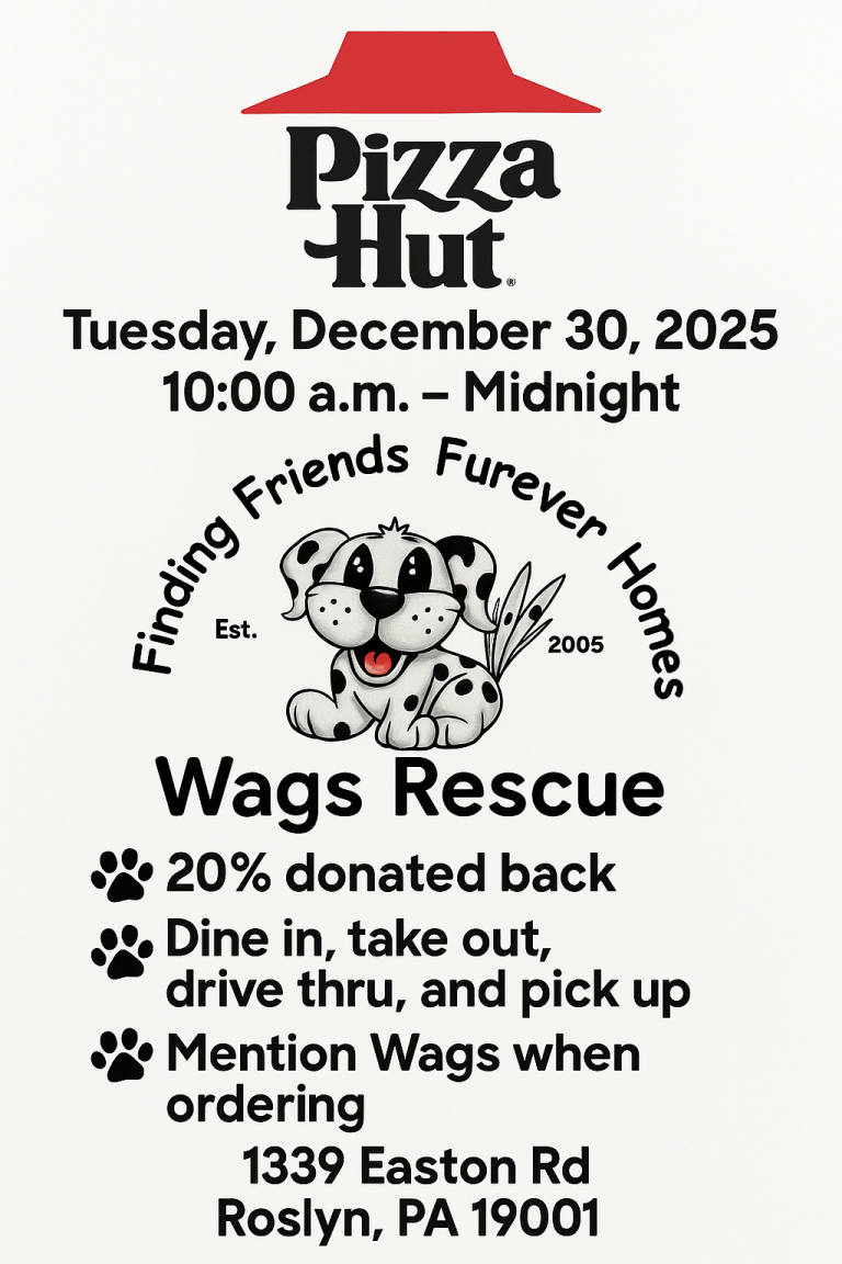 Event Calendar – Wags Rescue